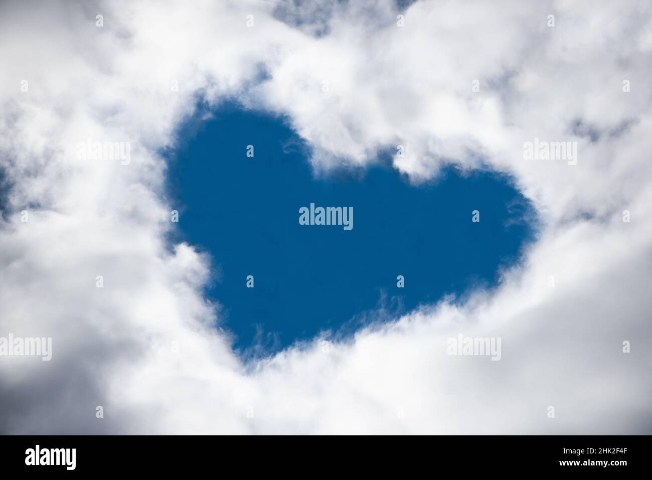 heart shape form in the sky Stock Photo - Alamy