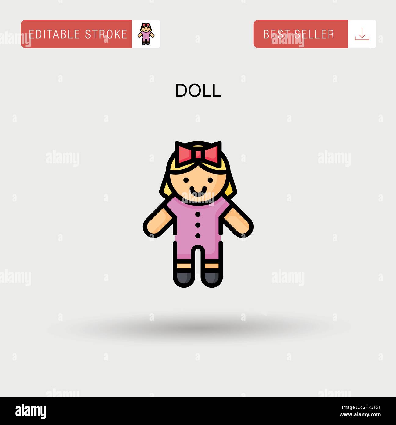 Soft dolls Stock Vector Images - Alamy