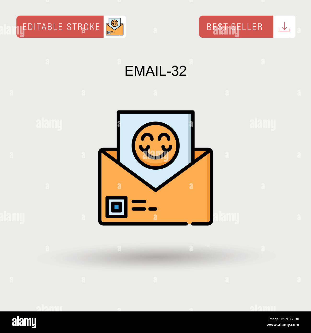 Email glyph icon business Stock Vector Images - Alamy