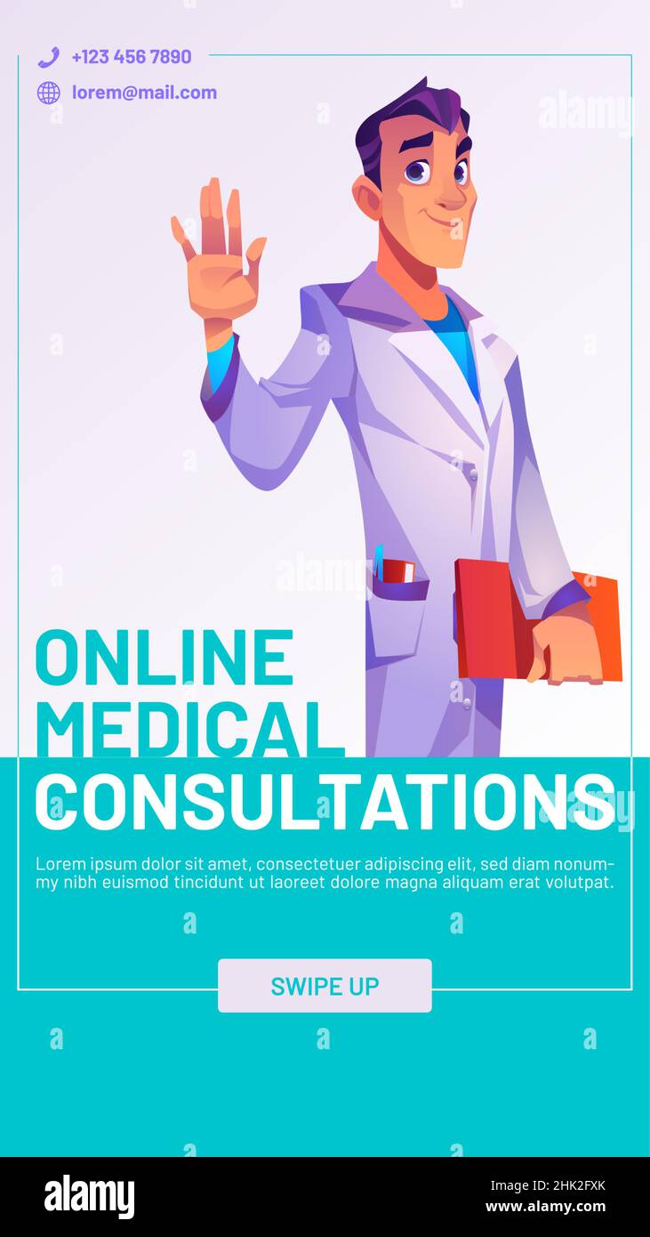 Virtual doctor visit Stock Vector Images - Alamy