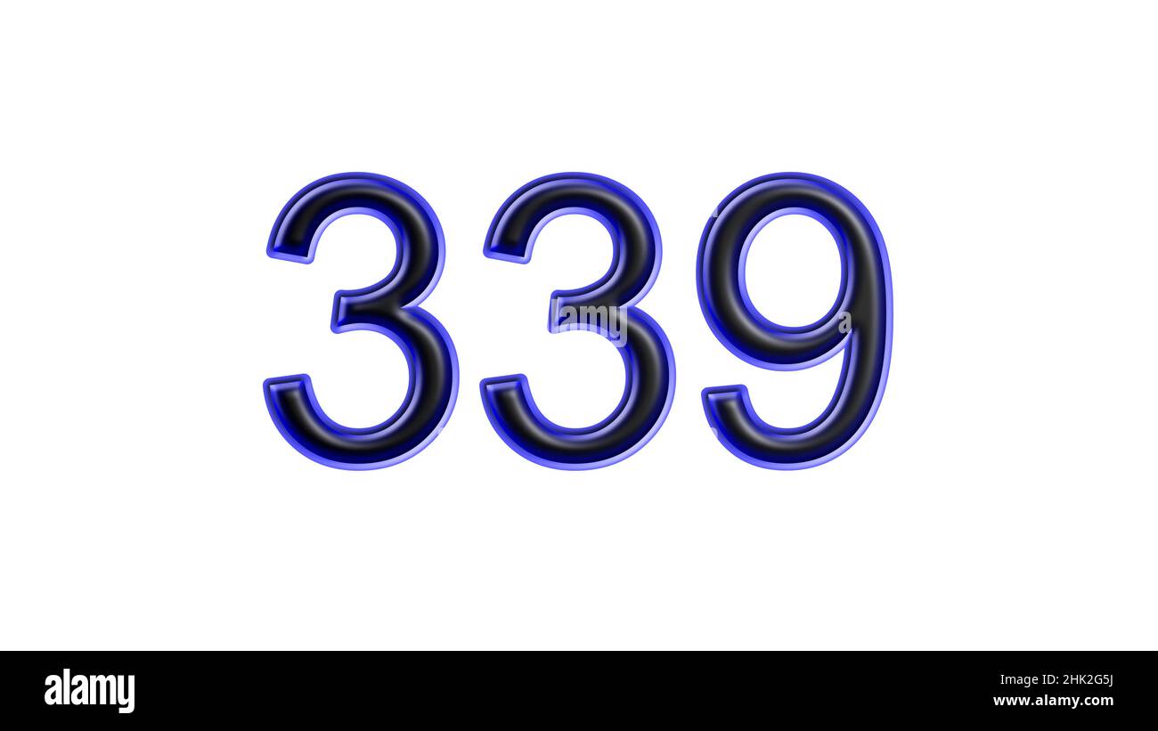 blue 339 number 3d effect white background Stock Photo - Alamy blue 339 number 3d effect white background Stock Photo - Alamy