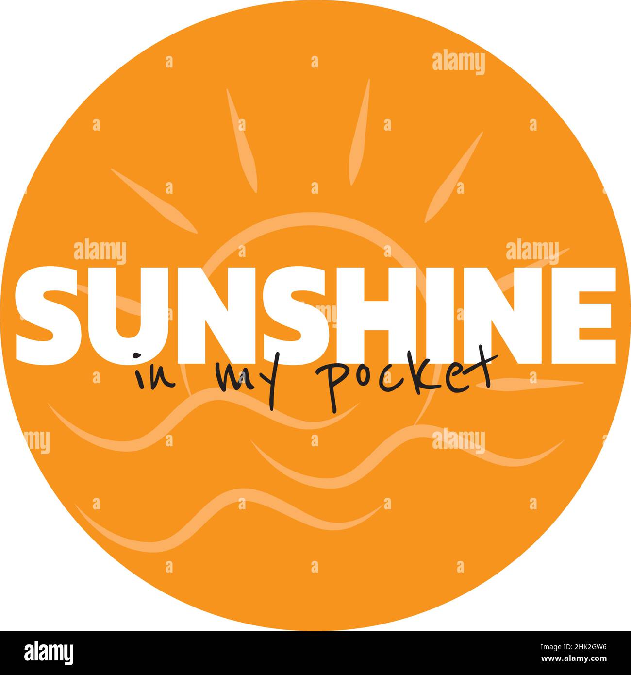 Sunshine in my pocket Stock Vector Images - Alamy