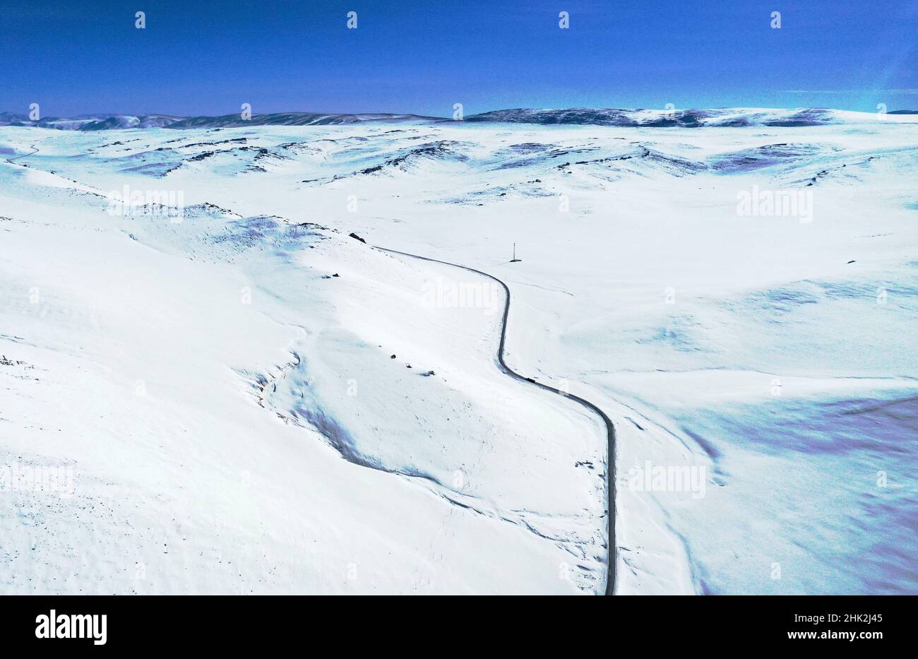 BA, CHINA - FEBRUARY 1, 2022 - An aerial photo taken on February 1 ...