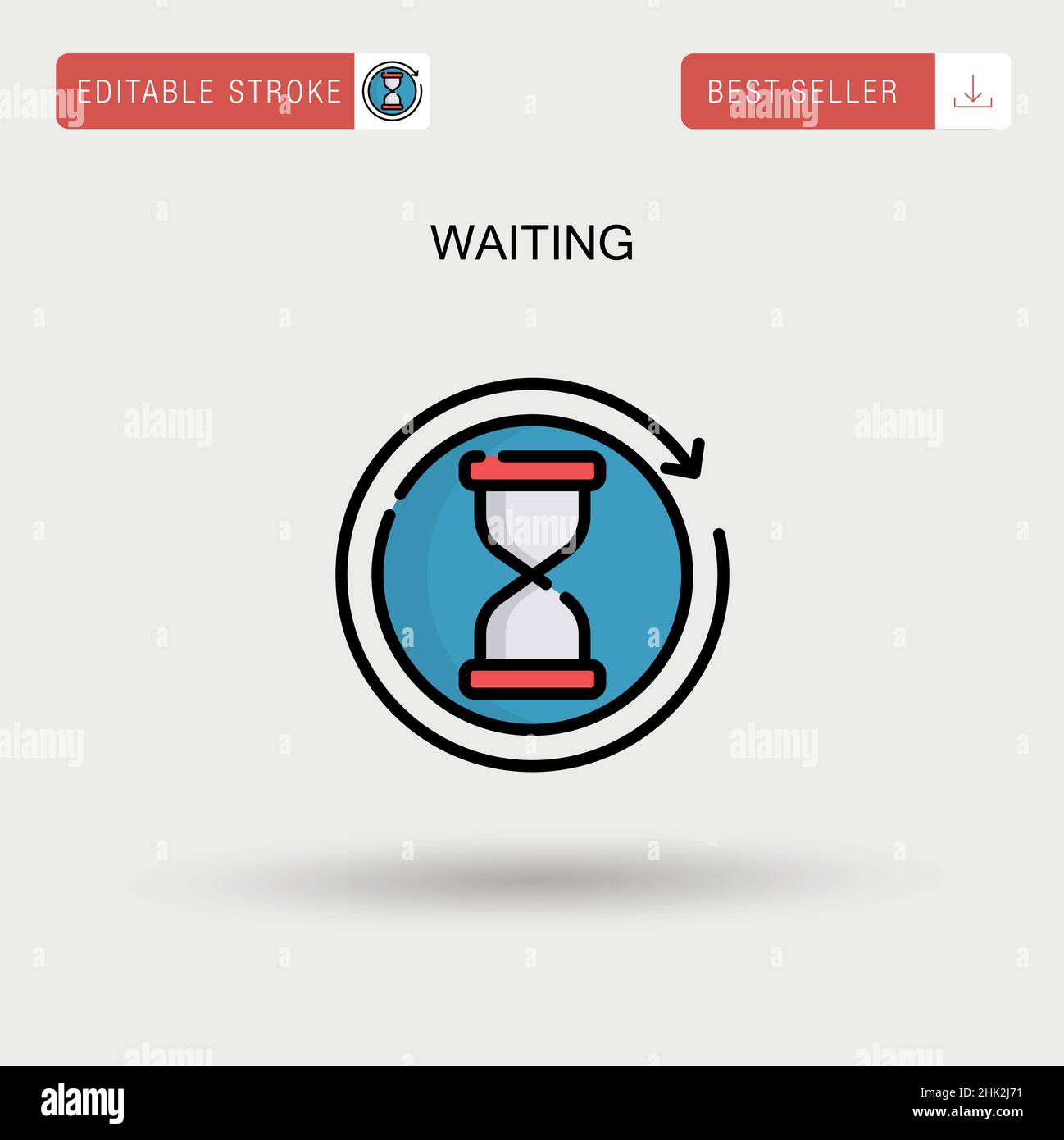 Business woman waiting Stock Vector Images - Alamy