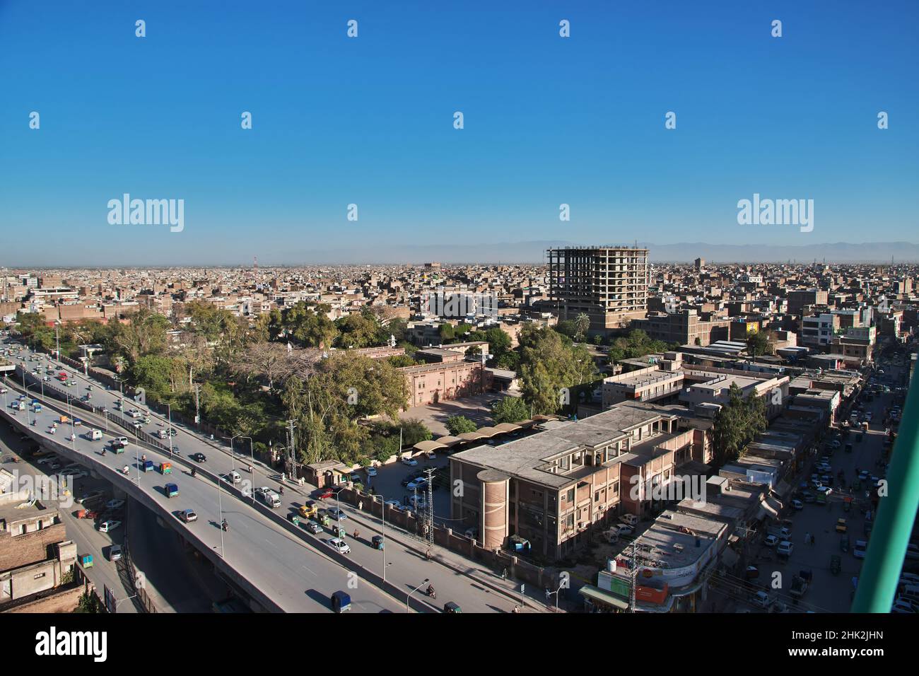 The panoramic view of Peshawar, Pakistan Stock Photo - Alamy