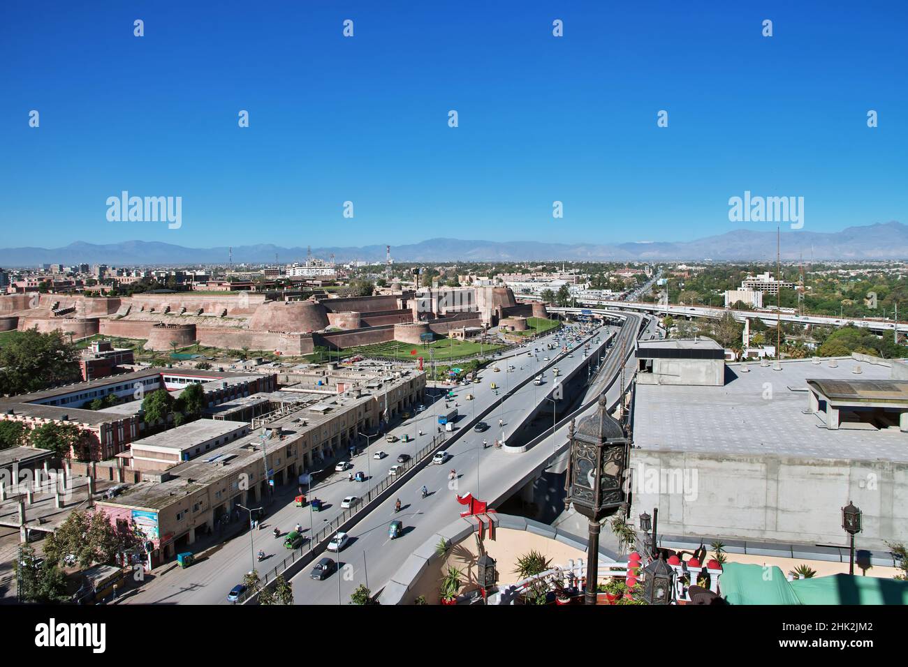 The panoramic view of Peshawar, Pakistan Stock Photo - Alamy