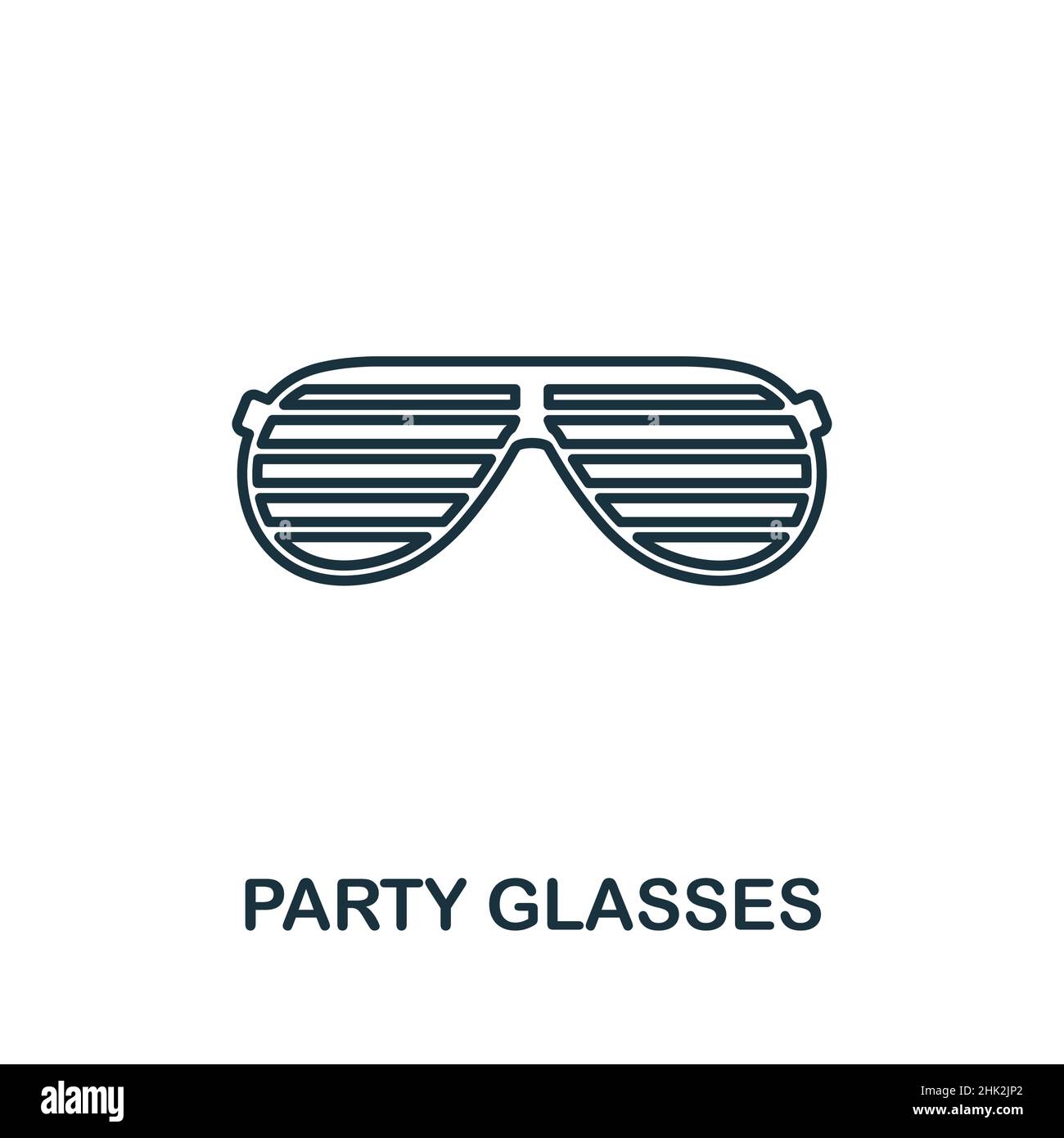 Party Glasses Vector