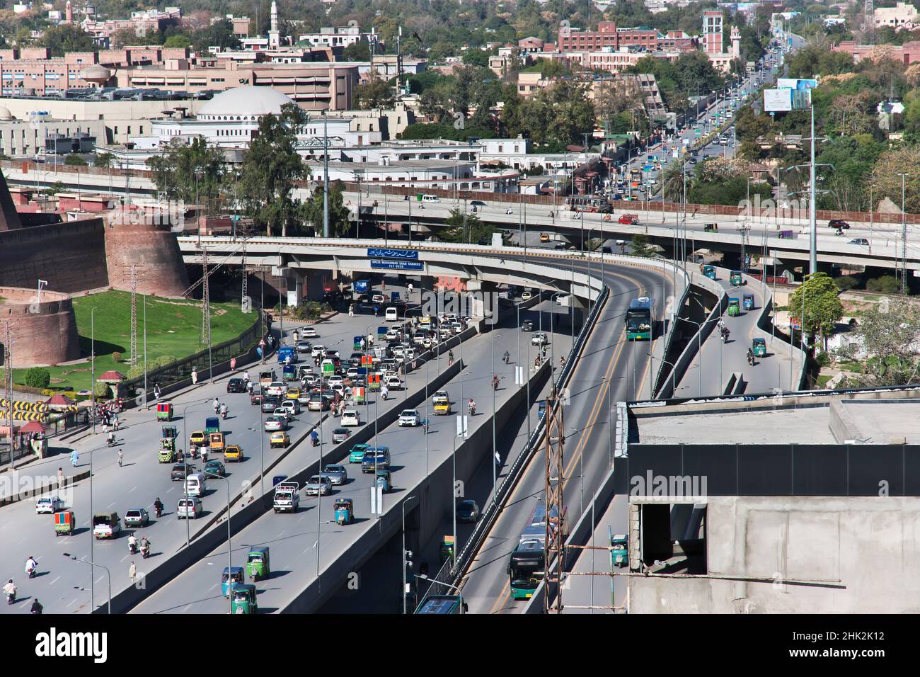 The panoramic view of Peshawar, Pakistan Stock Photo - Alamy
