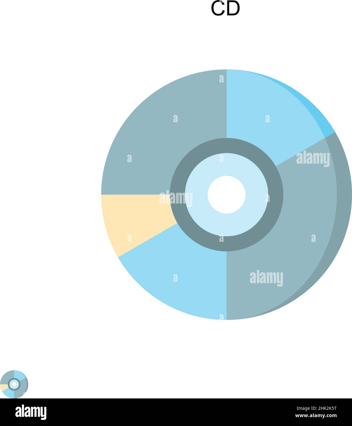 Cd dvd label design template hi-res stock photography and images - Alamy