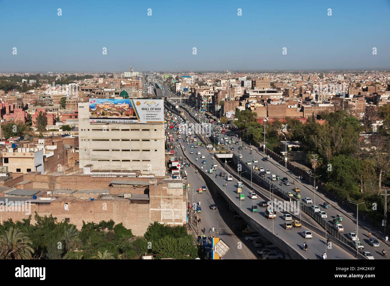 The panoramic view of Peshawar, Pakistan Stock Photo - Alamy