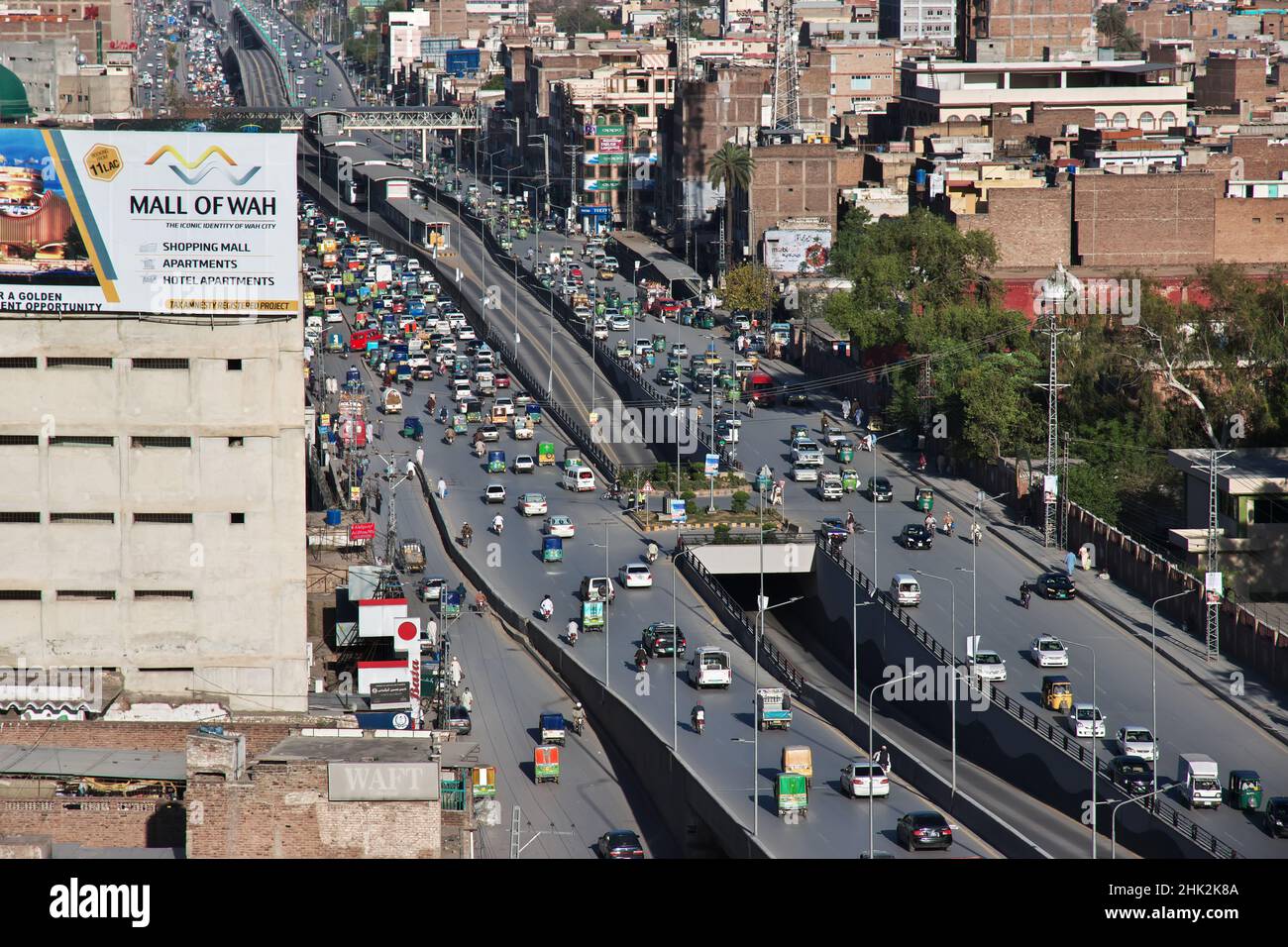 The panoramic view of Peshawar, Pakistan Stock Photo - Alamy
