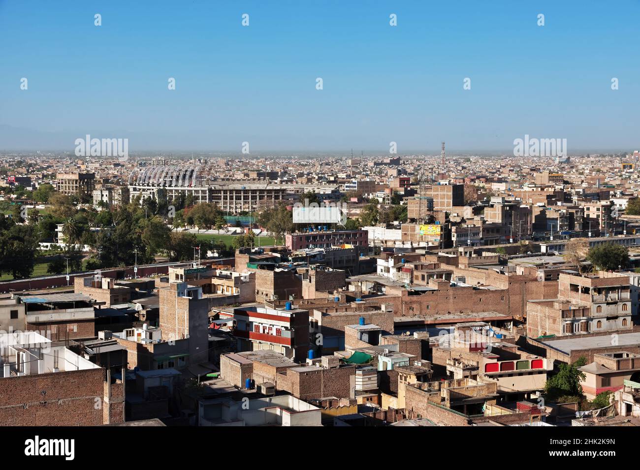 The panoramic view of Peshawar, Pakistan Stock Photo - Alamy