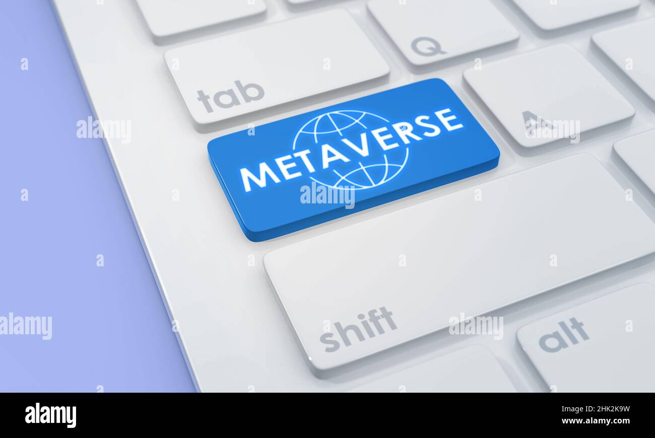 Metaverse digital world smart futuristic interface technology ...