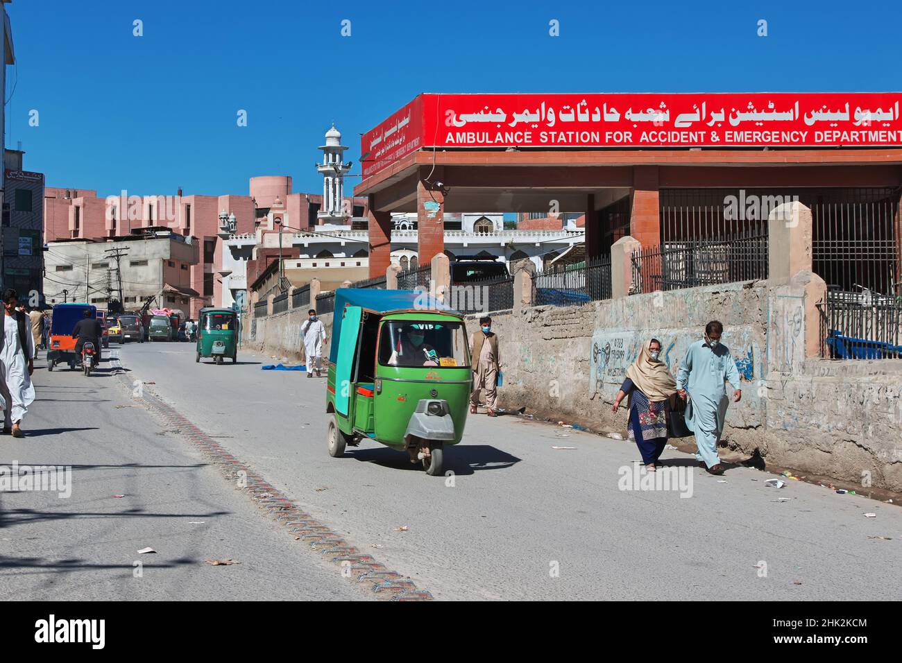 The tuk-tuk, moto taxi in Peshawar, Pakistan Stock Photo - Alamy