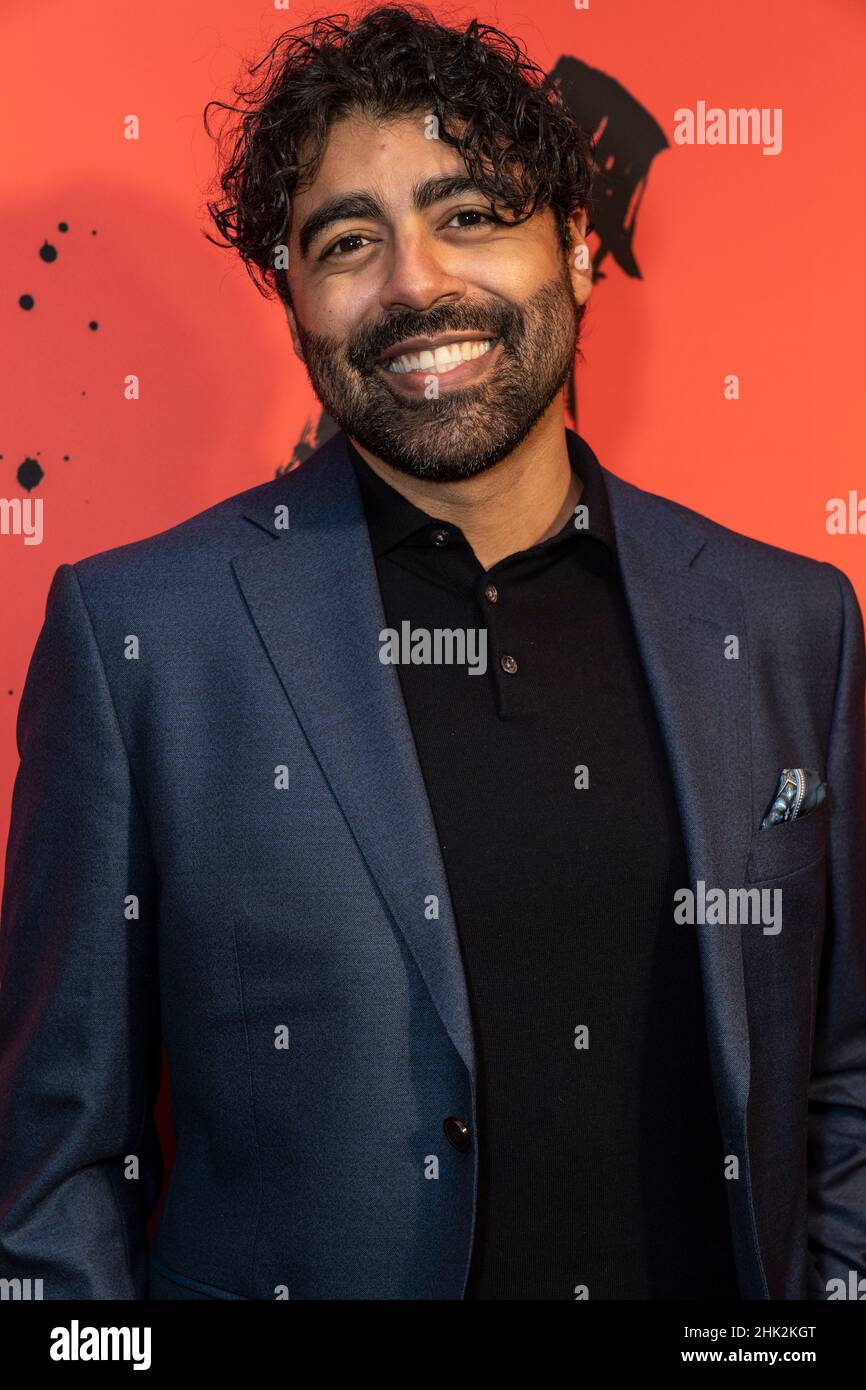 New York, NY - February 1, 2022: Gabriel Ruiz attends "MJ" The Michael ...