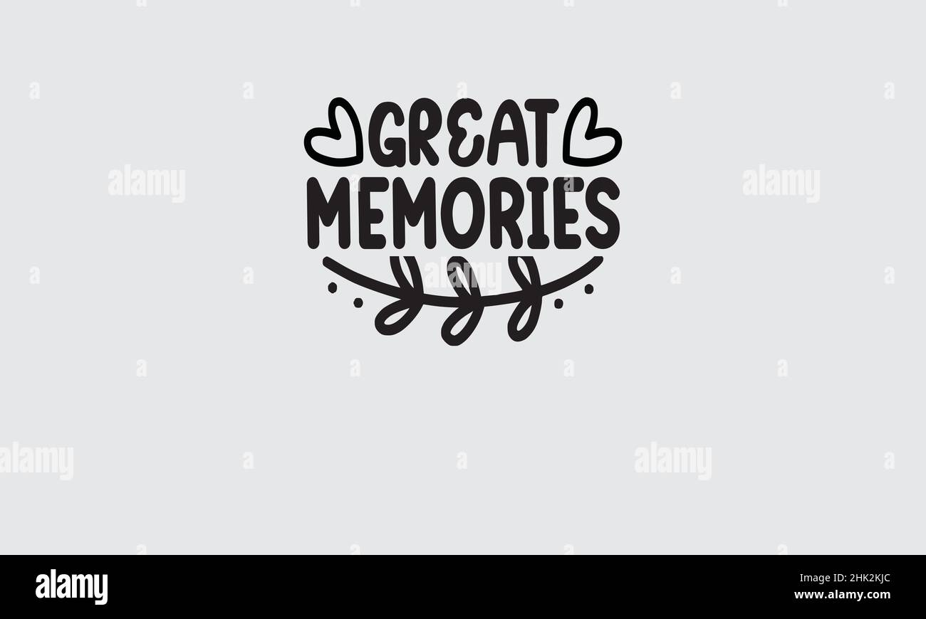 Nice memories Stock Vector Images - Alamy