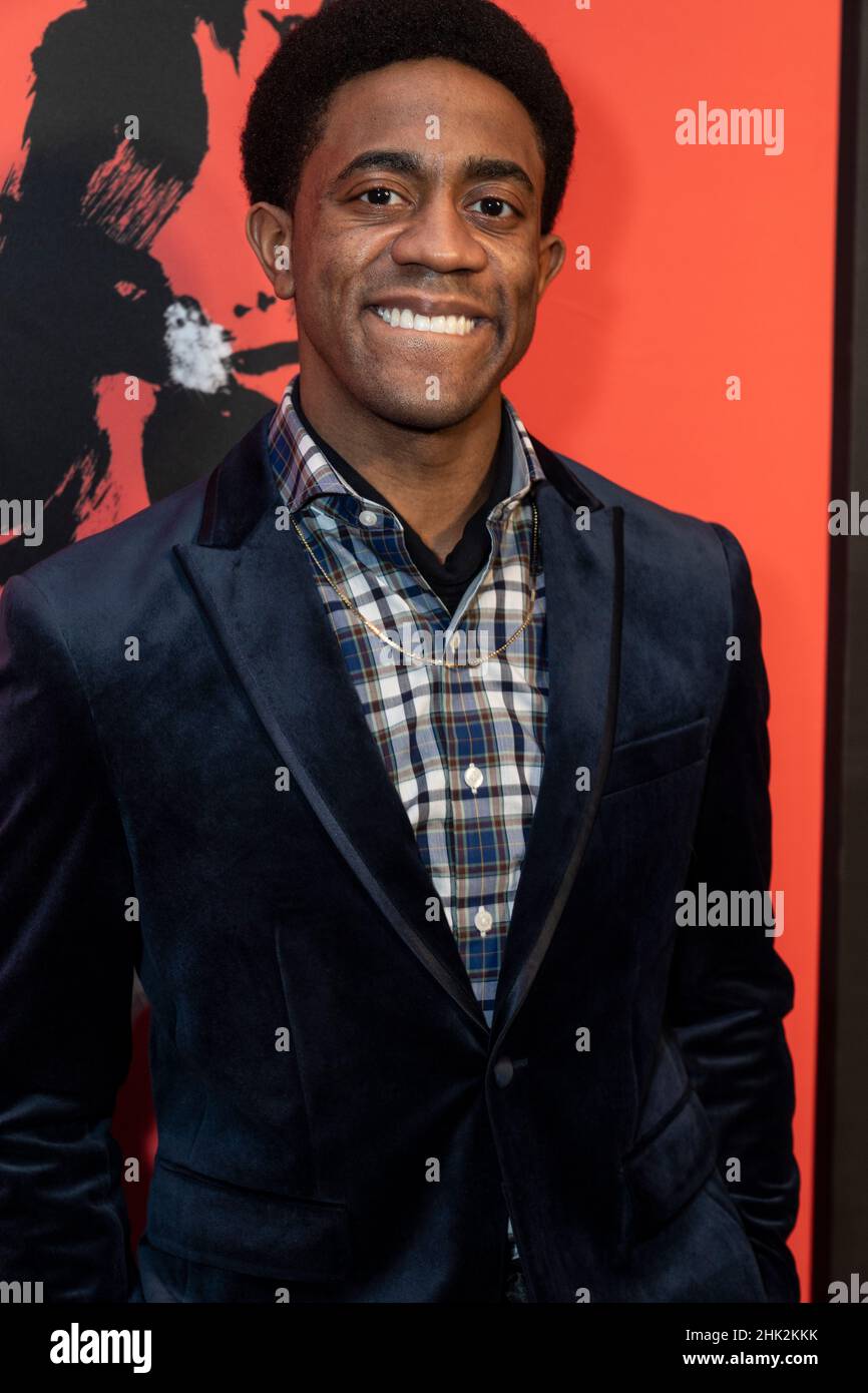 New York, NY - February 1, 2022: Renni Anthony Magee attends "MJ" The ...