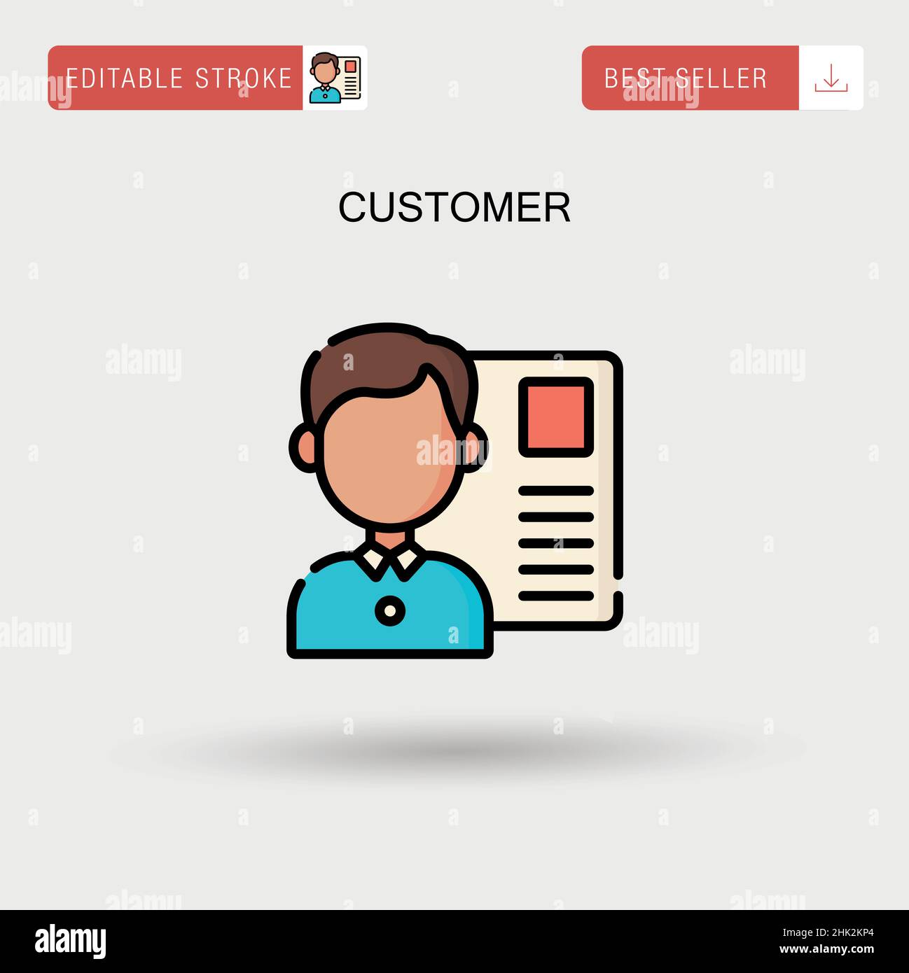 Customer and technology Stock Vector Images - Alamy