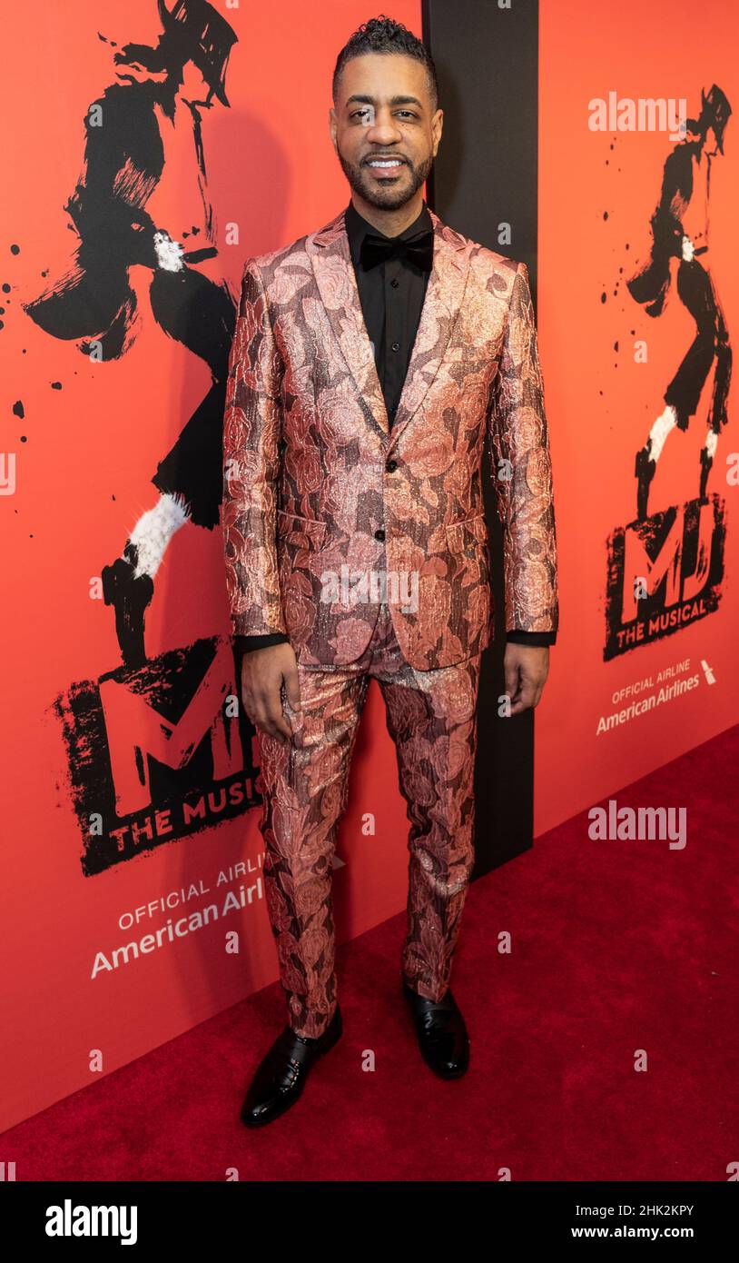 New York, NY - February 1, 2022: Jason Michael Webb attends "MJ" The ...