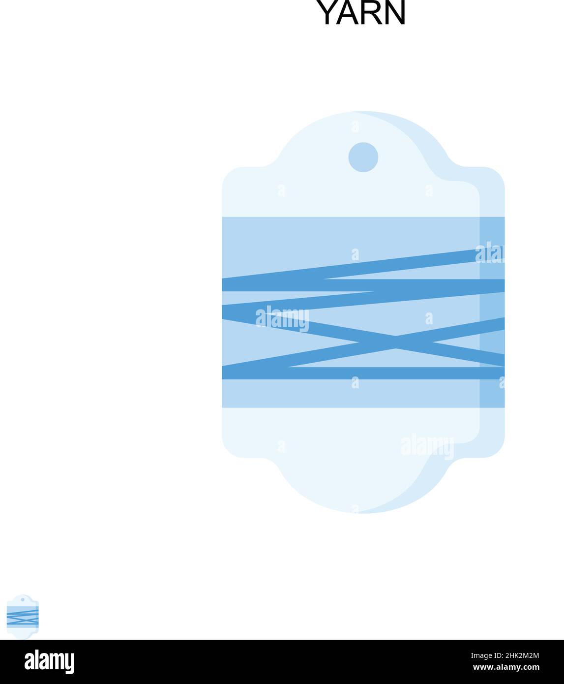 Skein yarn icon simple Cut Out Stock Images & Pictures - Alamy