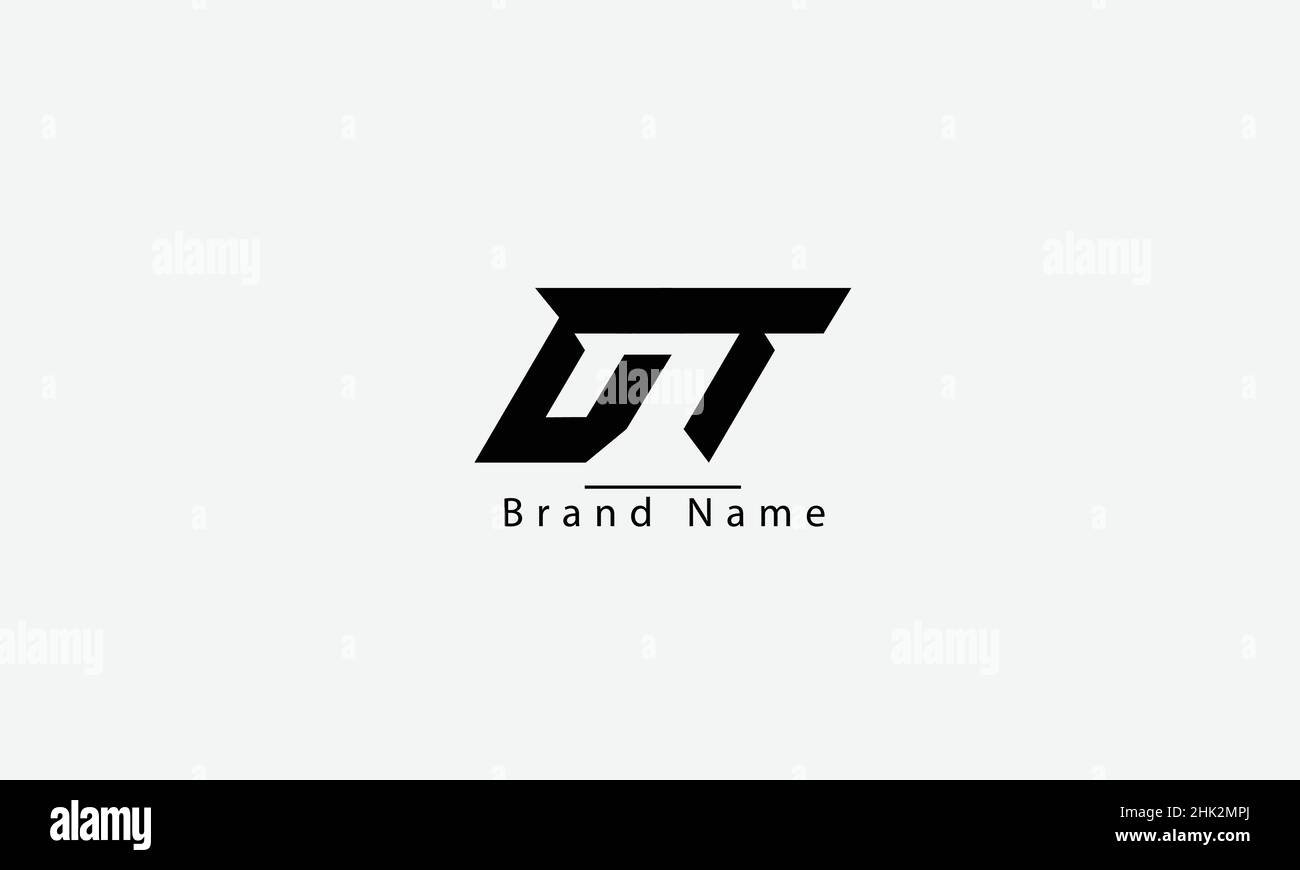 Dt logo design hi-res stock photography and images - Alamy