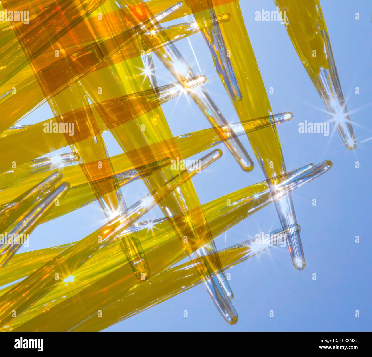 Yellow glass abstract Stock Photo - Alamy