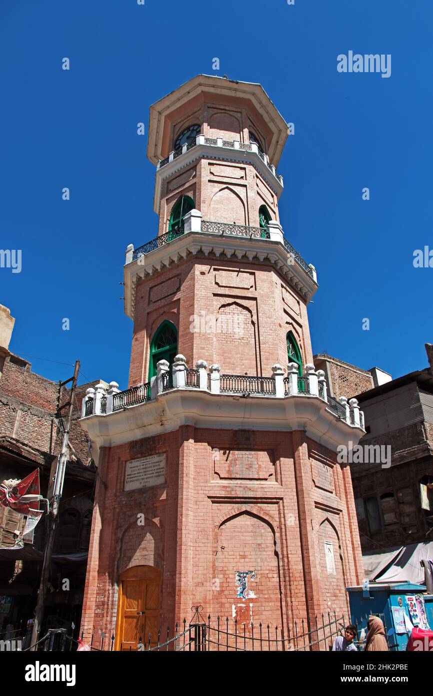 Cunningham Clock Tower in Peshawar, Pakistan Stock Photo - Alamy