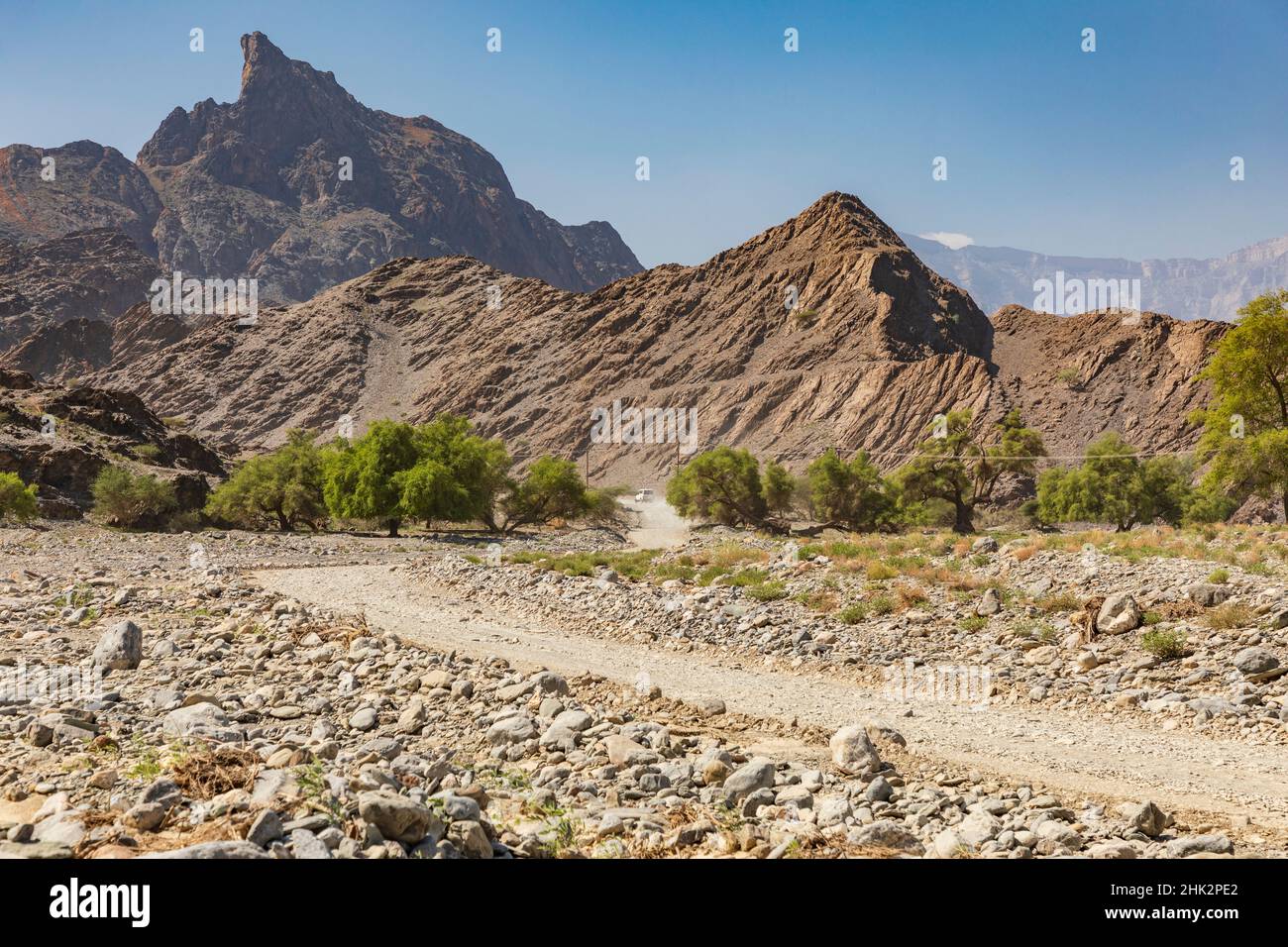 Wadi a dry river bed oman hi-res stock photography and images - Alamy