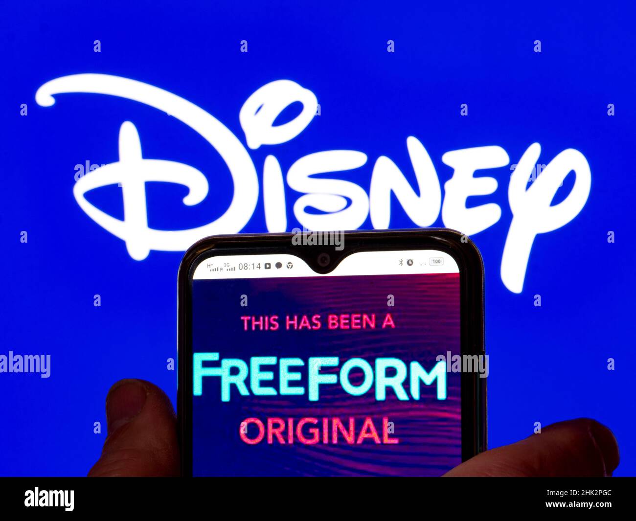 In this photo illustration, the Freeform Original Productions logo is ...