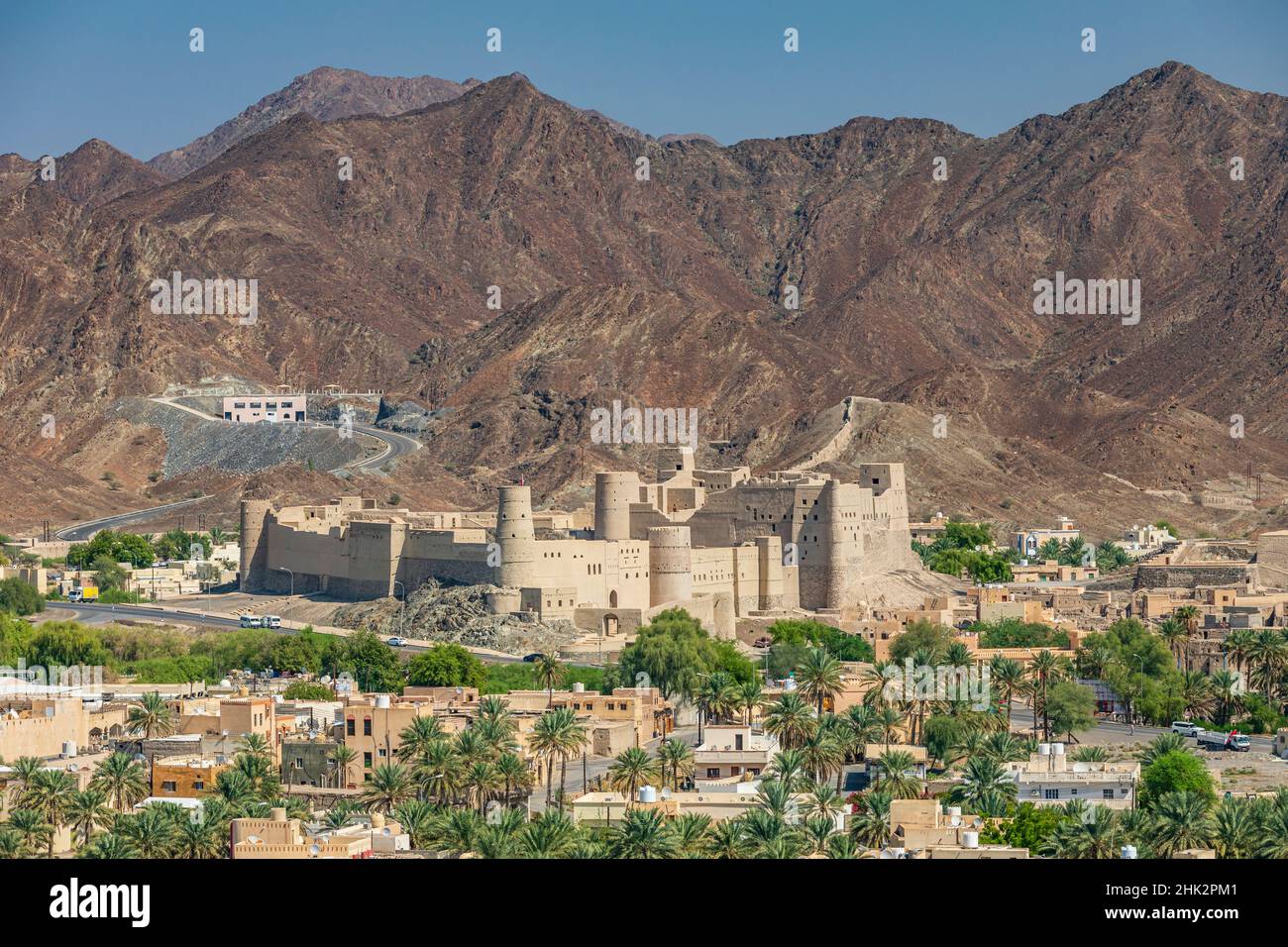 Middle East, Arabian Peninsula, Oman, Ad Dakhiliyah, Bahla. Bahla Fort ...