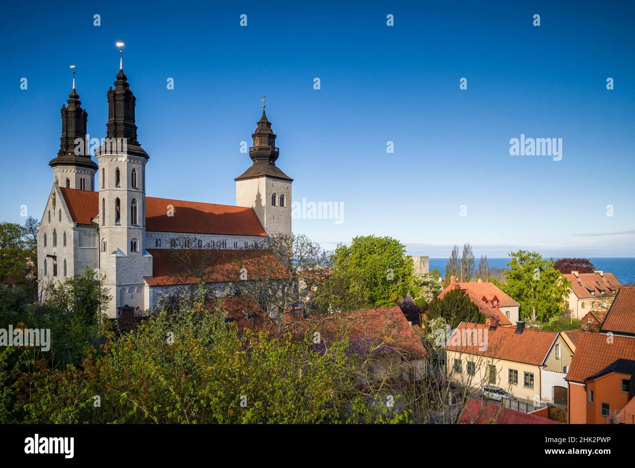 Sweden, Gotland Island, Visby, Visby Cathedral, 12th century, exterior ...
