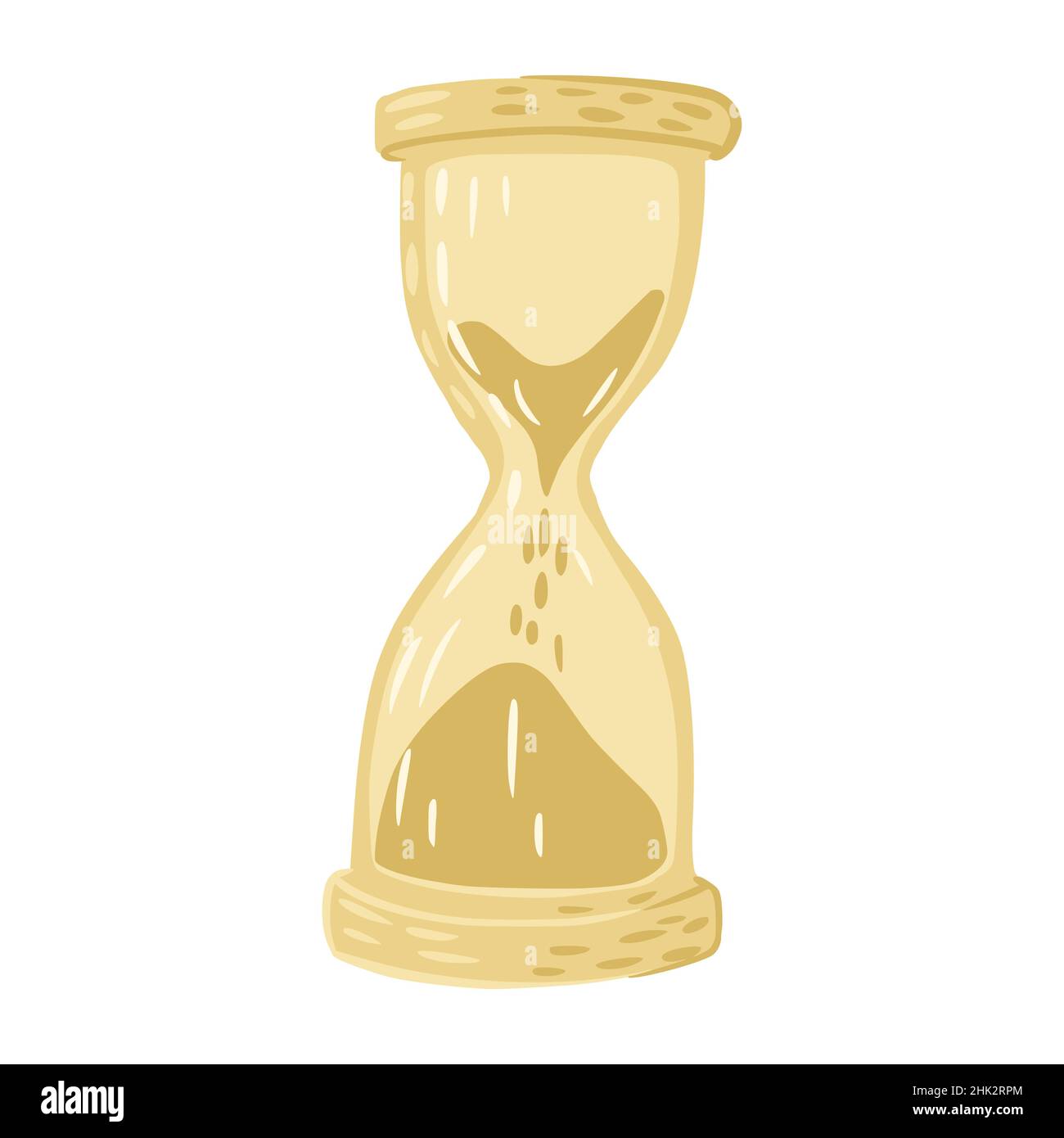 Watches sand isolated on white background. Abstract sketch clock for ...