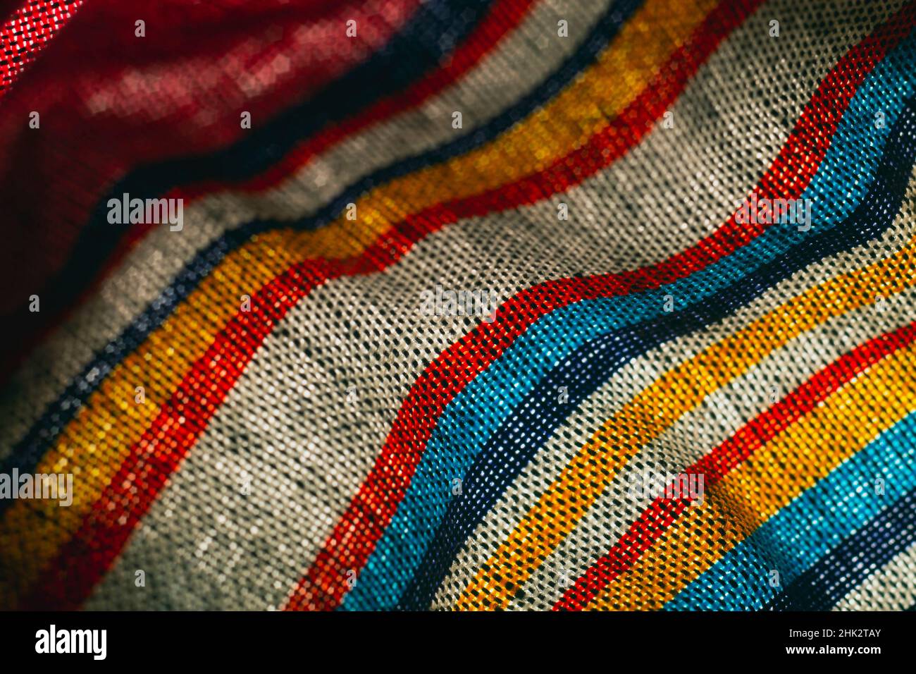 Colorful fabric detail Stock Photo - Alamy