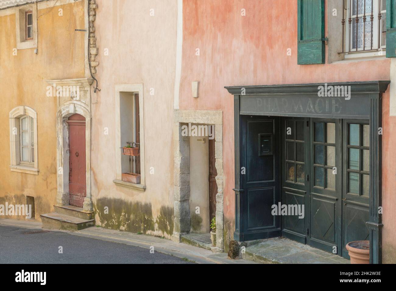 Europe, France, Provence. Village street scene Stock Photo - Alamy