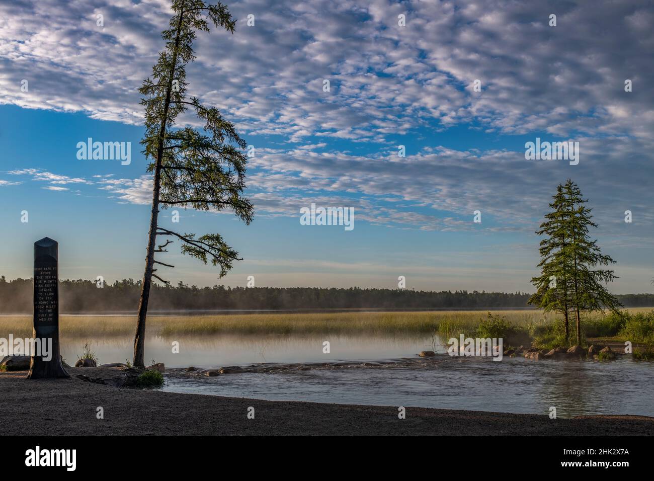 USA, Minnesota, Itasca State Park, Mississippi Headwaters Stock Photo ...