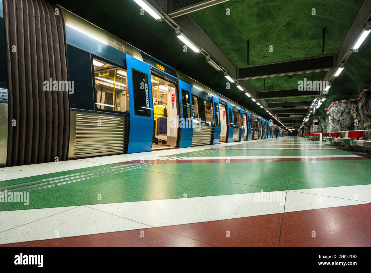 Sweden, Stockholm, Stockholm Underground Metro, Kungstradgarden Station ...