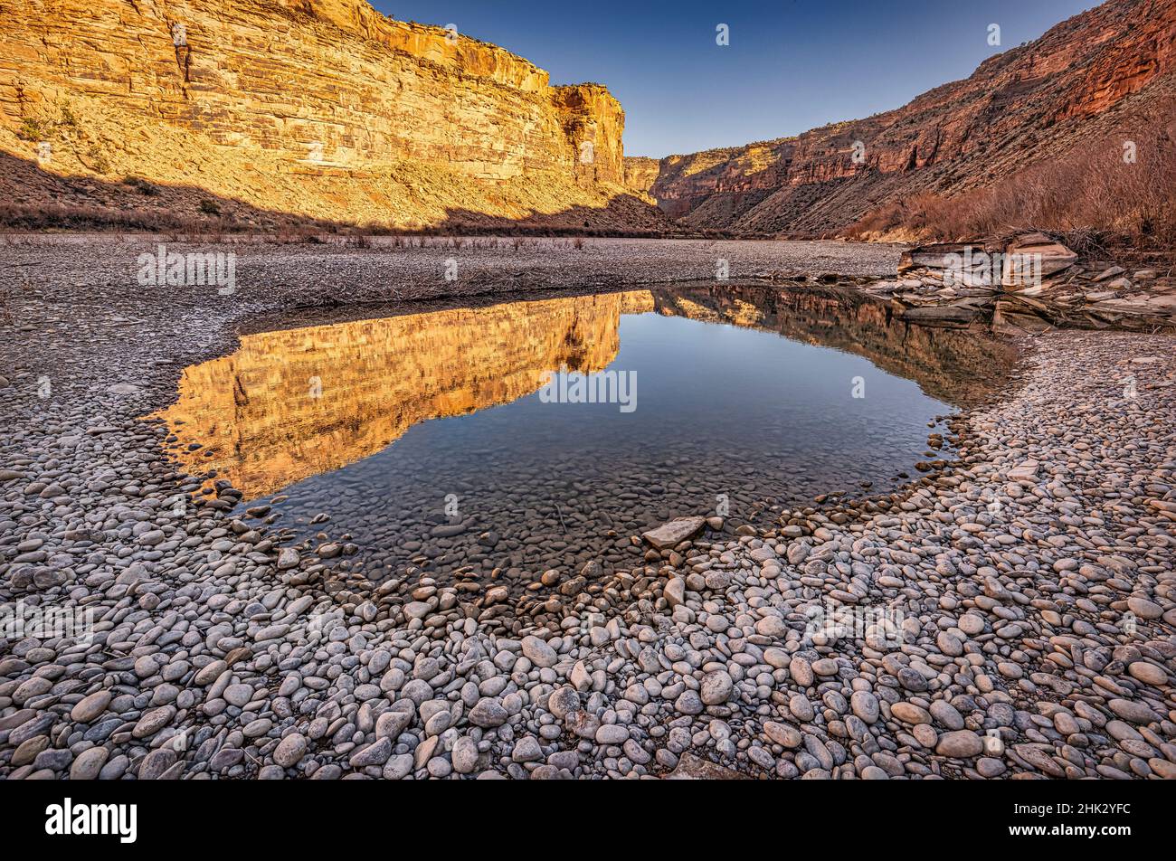 Pool, Colorado River, Moab, Utah Stock Photo - Alamy