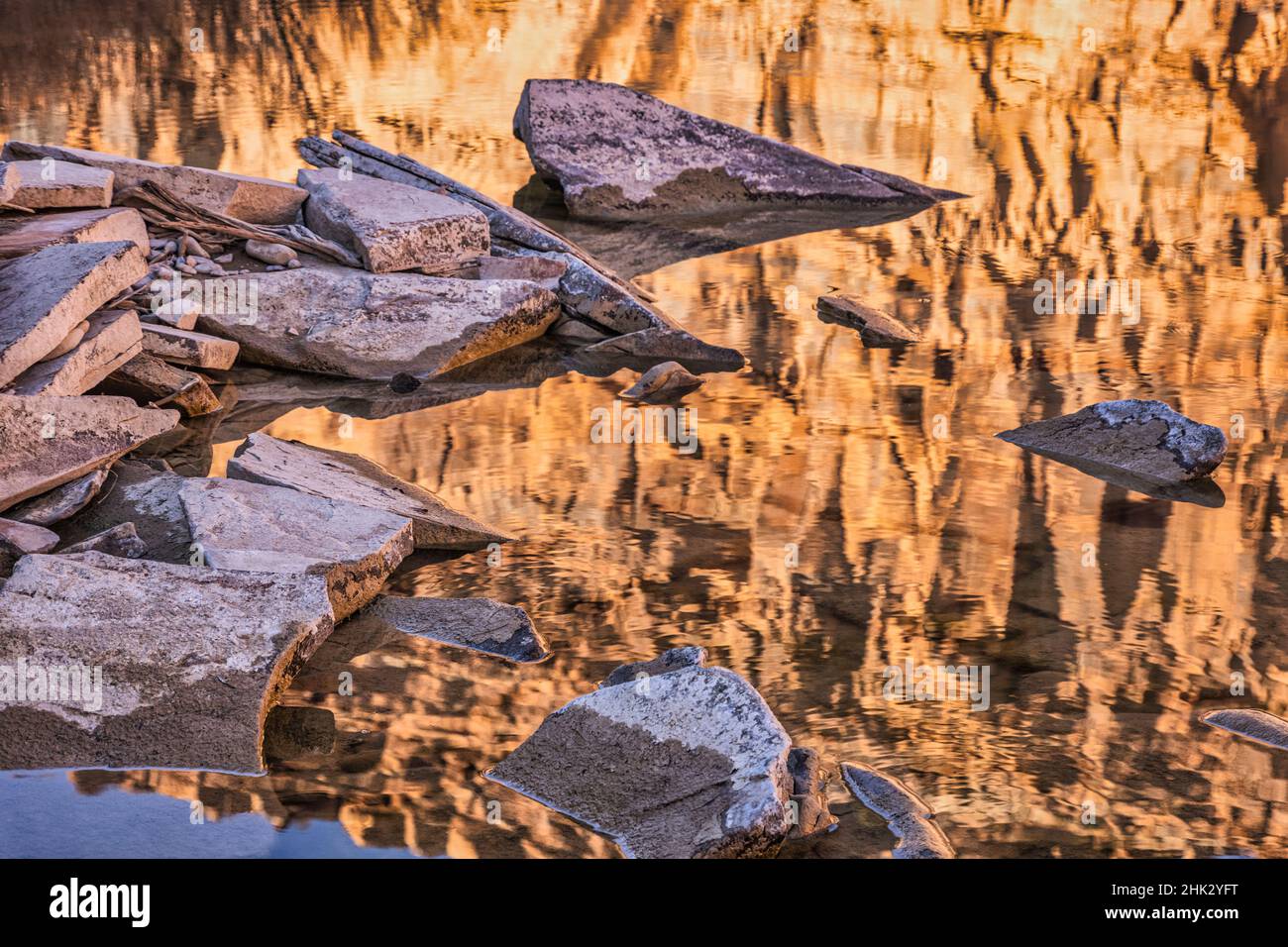 Pool, Colorado River, Moab, Utah Stock Photo - Alamy