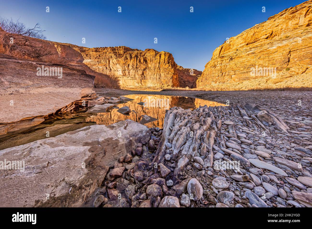 Pool, Colorado River, Moab, Utah Stock Photo - Alamy