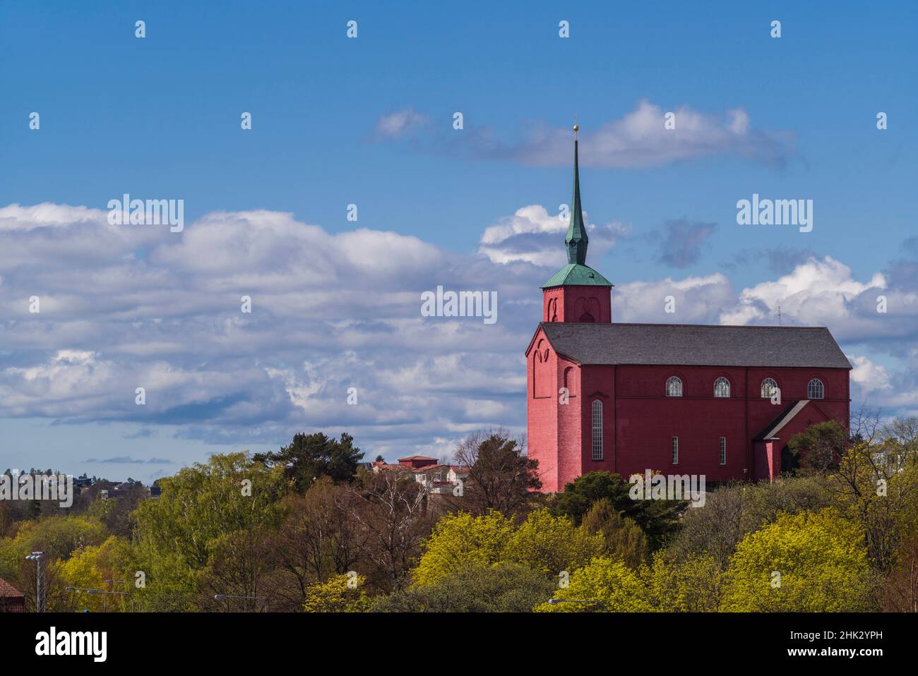 Sweden, Stockholm Archipelago, Nynashamn, Nynashamns church (Editorial ...