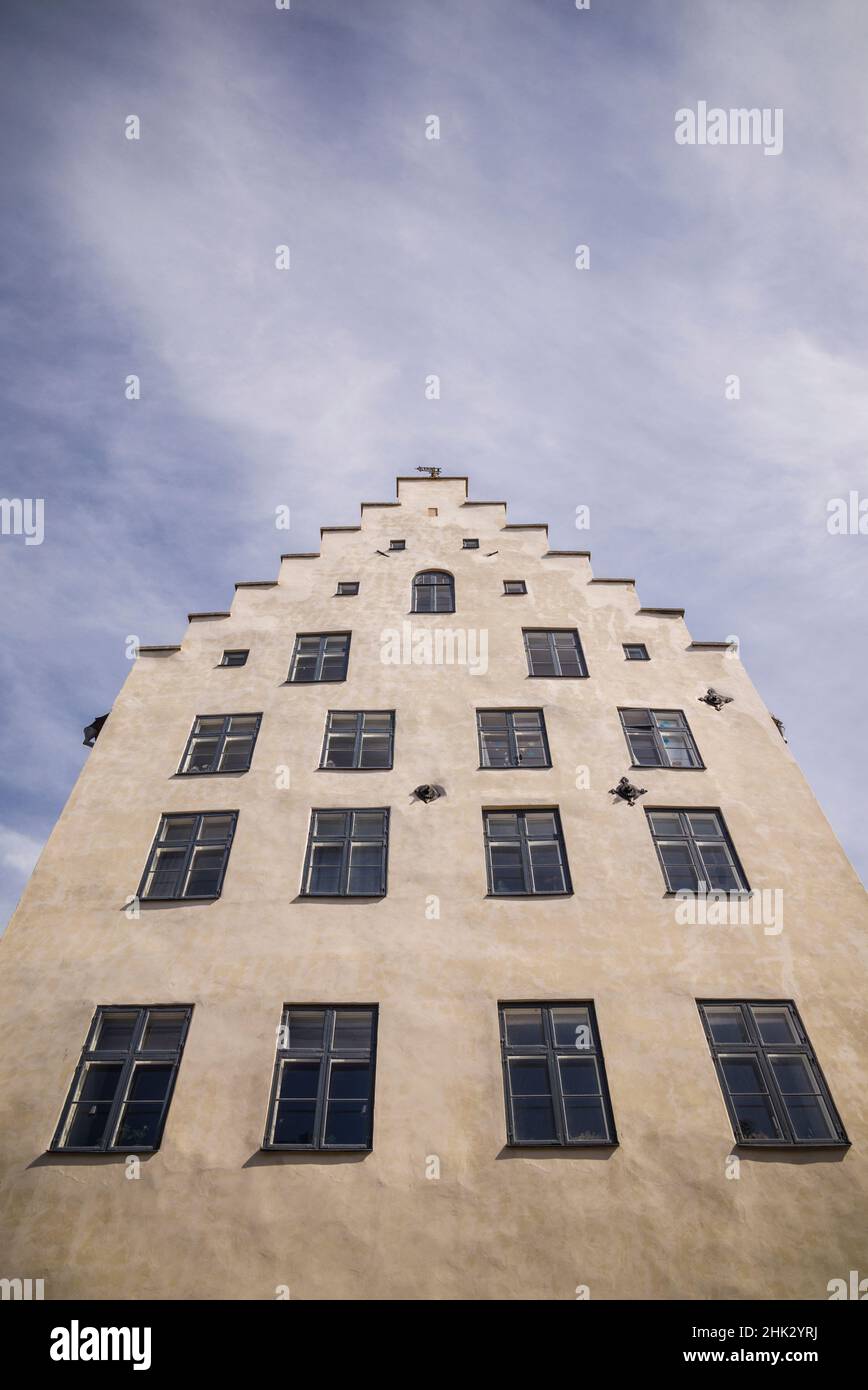 Sweden, Gotland Island, Visby, medieval building (Editorial Use Only ...