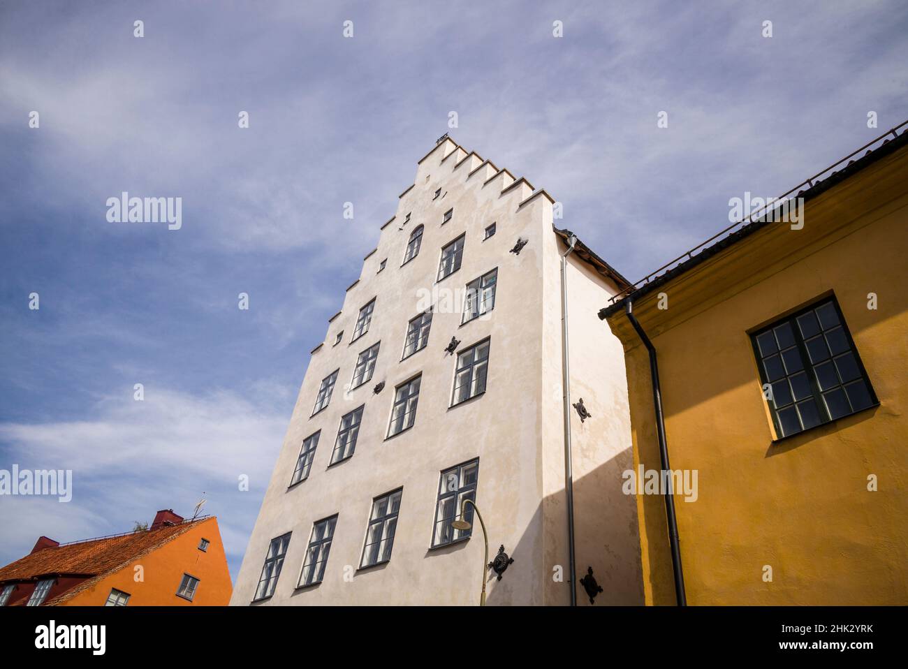 Sweden, Gotland Island, Visby, medieval building (Editorial Use Only ...