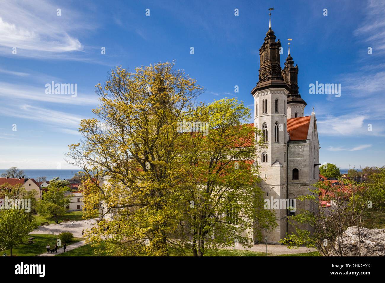 Sweden, Gotland Island, Visby, Visby Cathedral, 12th century, exterior ...