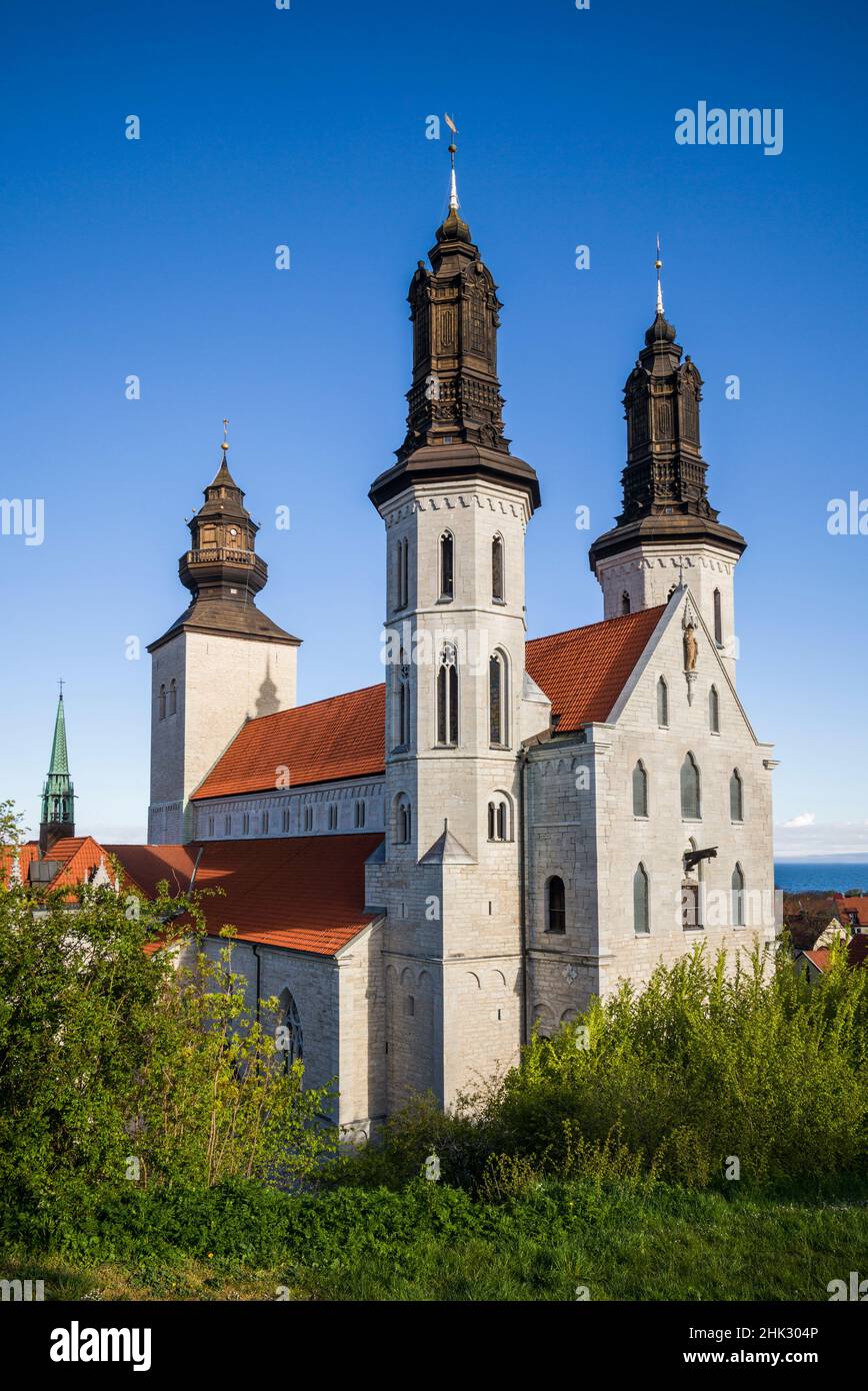 Sweden, Gotland Island, Visby, Visby Cathedral, 12th century, exterior ...