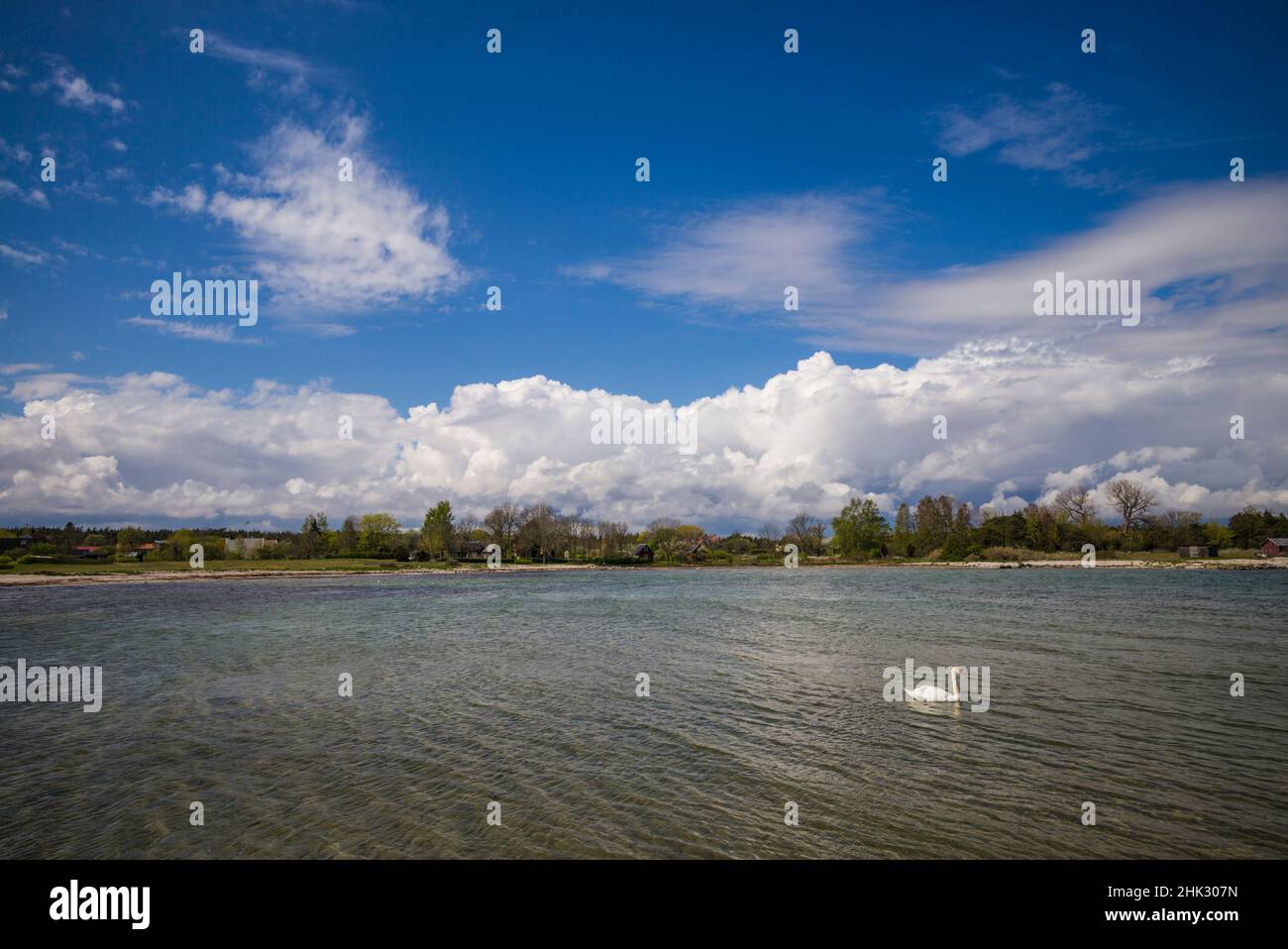 Sweden, Gotland Island, Katthammarsvik, small harbor Stock Photo - Alamy