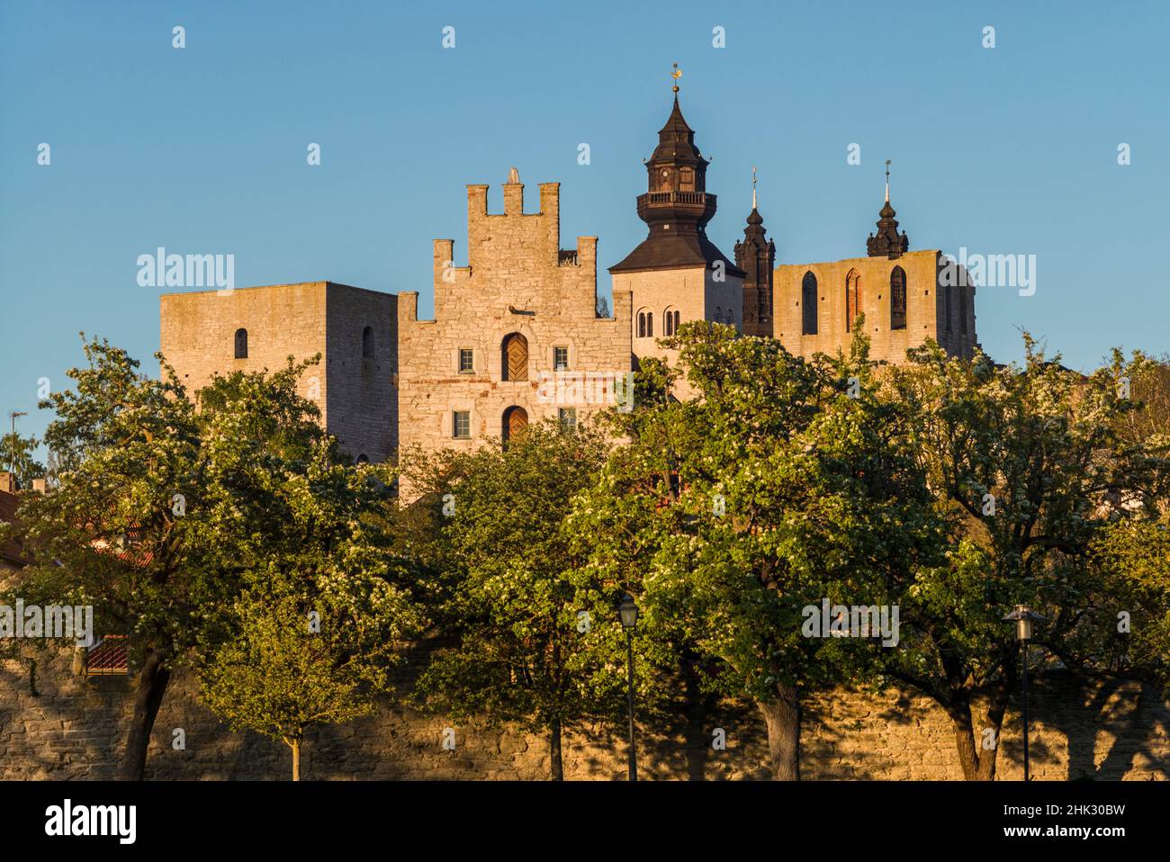Sweden, Gotland Island, Visby, Visby Cathedral, 12th century, and the ...