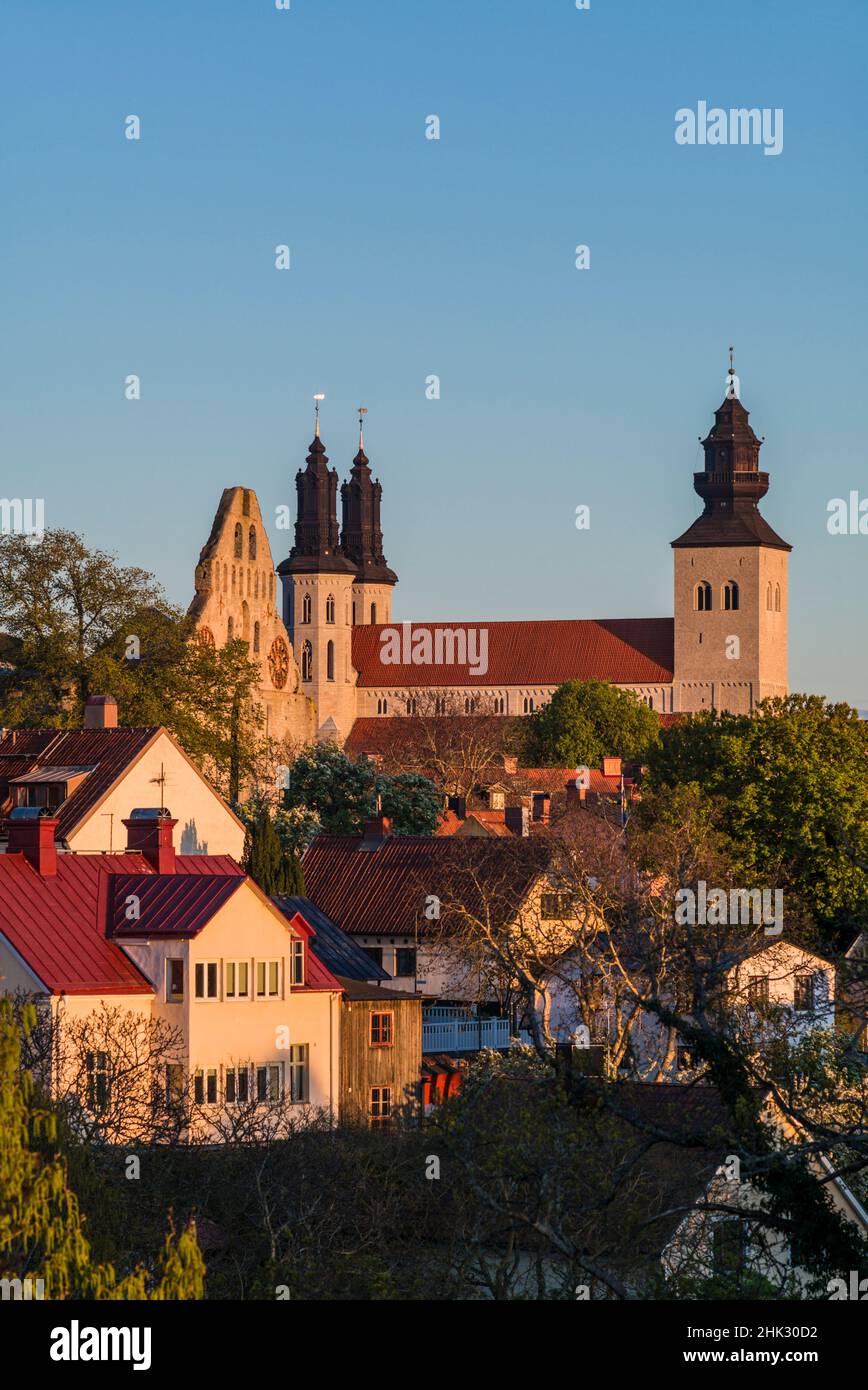 Sweden, Gotland Island, Visby, Visby Cathedral, 12th century, and the ...