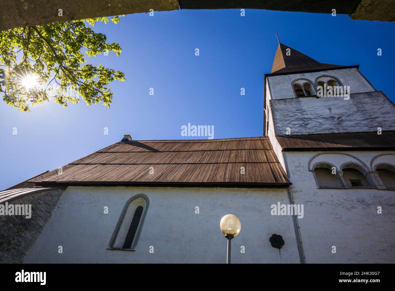 Sweden, Gotland Island, Rute, Rute church, exterior (Editorial Use Only ...