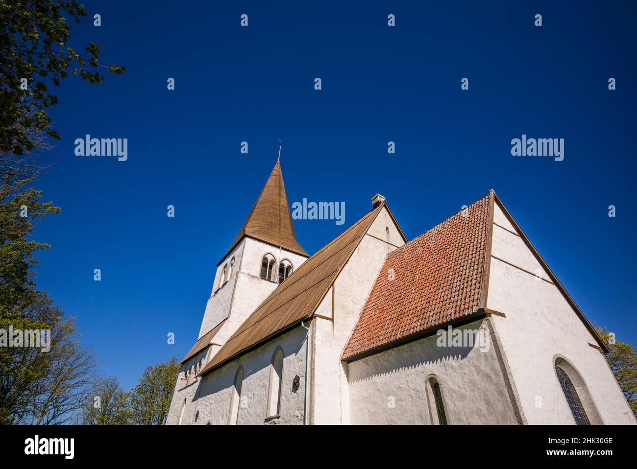 Sweden, Gotland Island, Rute, Rute church, exterior (Editorial Use Only ...
