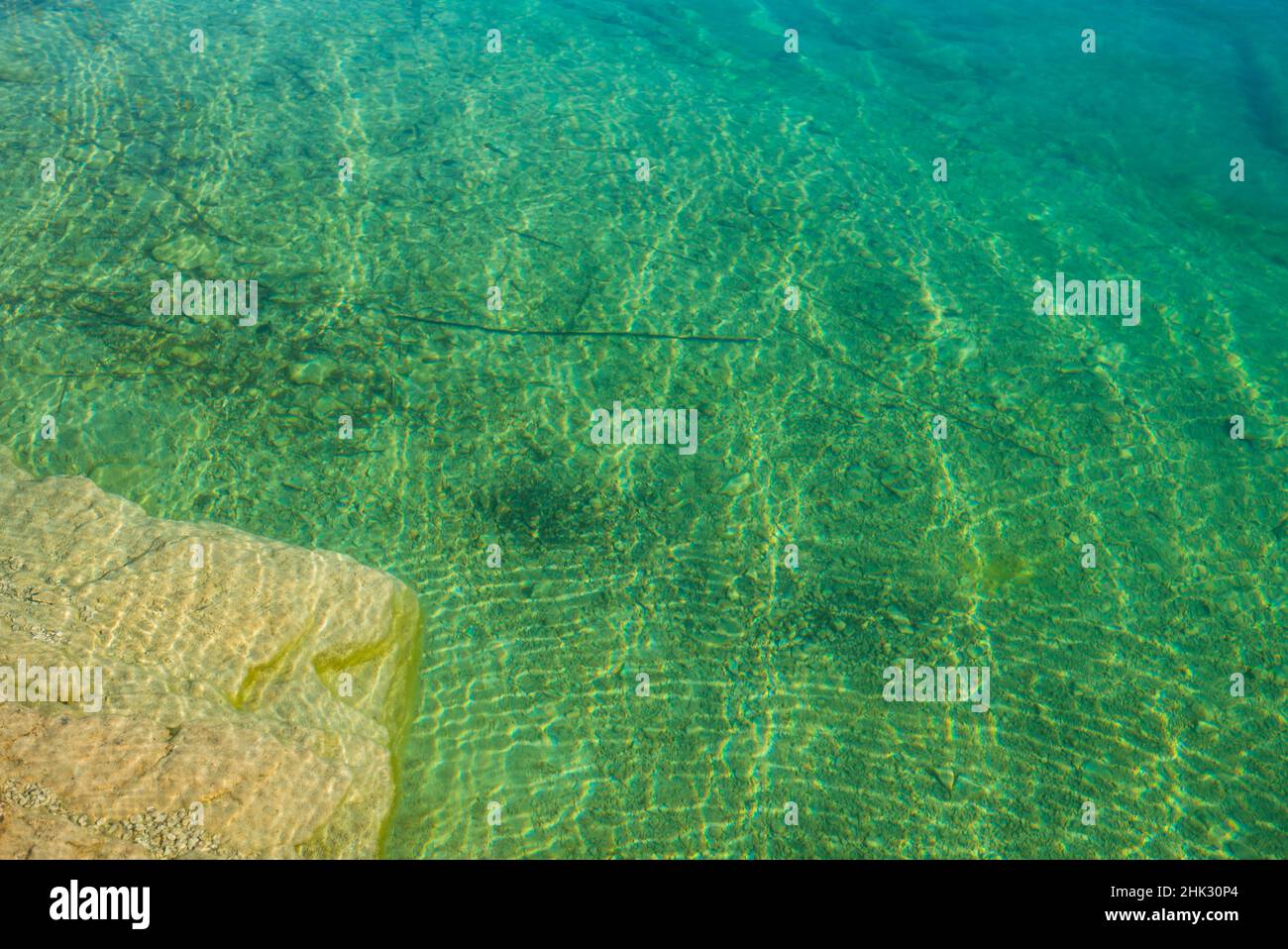 Sweden, Gotland Island, Labro, Bla Lagunen, Blue Lagoon, natural ...